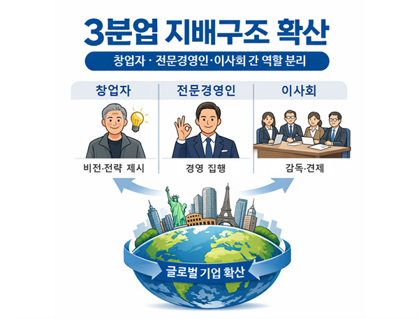 구글·MS에서 미래에셋까지…글로벌 기업 '3분업 지배구조' 정착